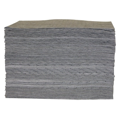 Universal Sorbent Pad, light-Weight, Absorbs 17 gal, 15 in x 17 in ...