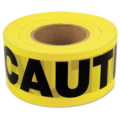 Barricade Tape, 3 in x 1000 ft, Yellow, Caution – Block 4 Direct