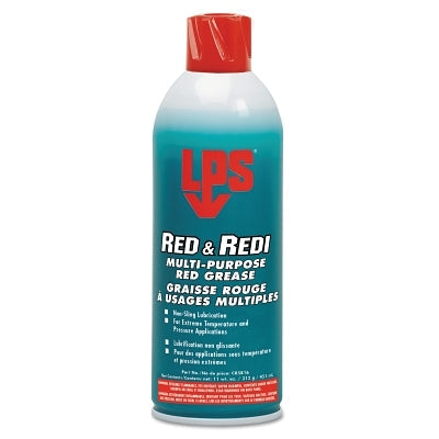 Red and Redi Multi-Purpose Red Grease, 16 oz, Aerosol Can – Block 4 Direct